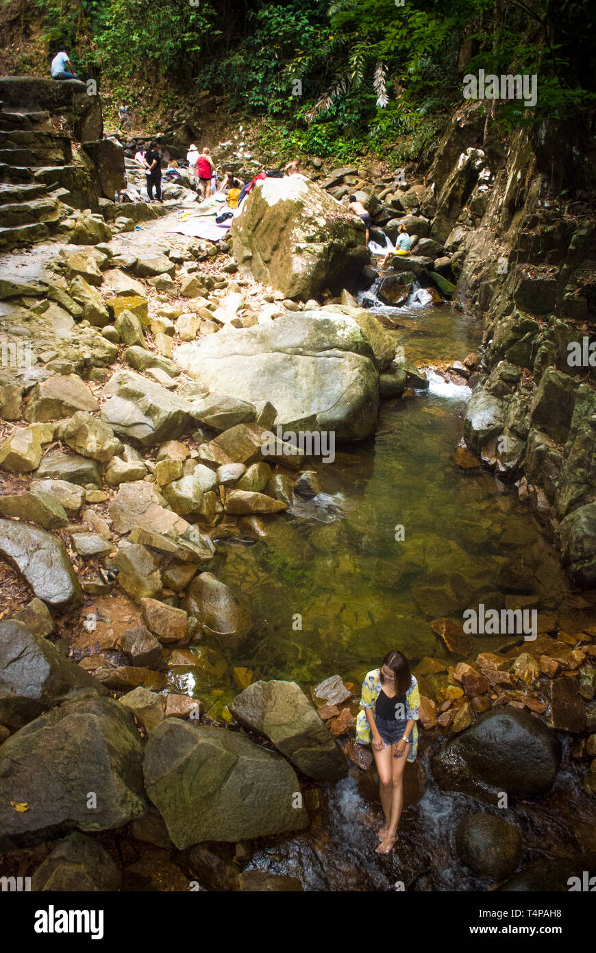Namtok Phlio National Park Waterfall Thailand Stock Photo - Alamy
