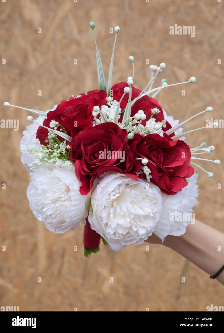 Beautiful artificial flower arrangements with vivid colors and natural ...
