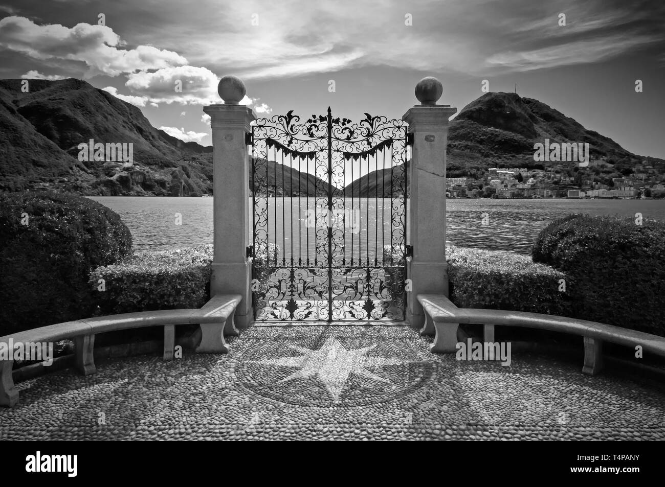 Lake lugano gate switzerland hi-res stock photography and images - Alamy