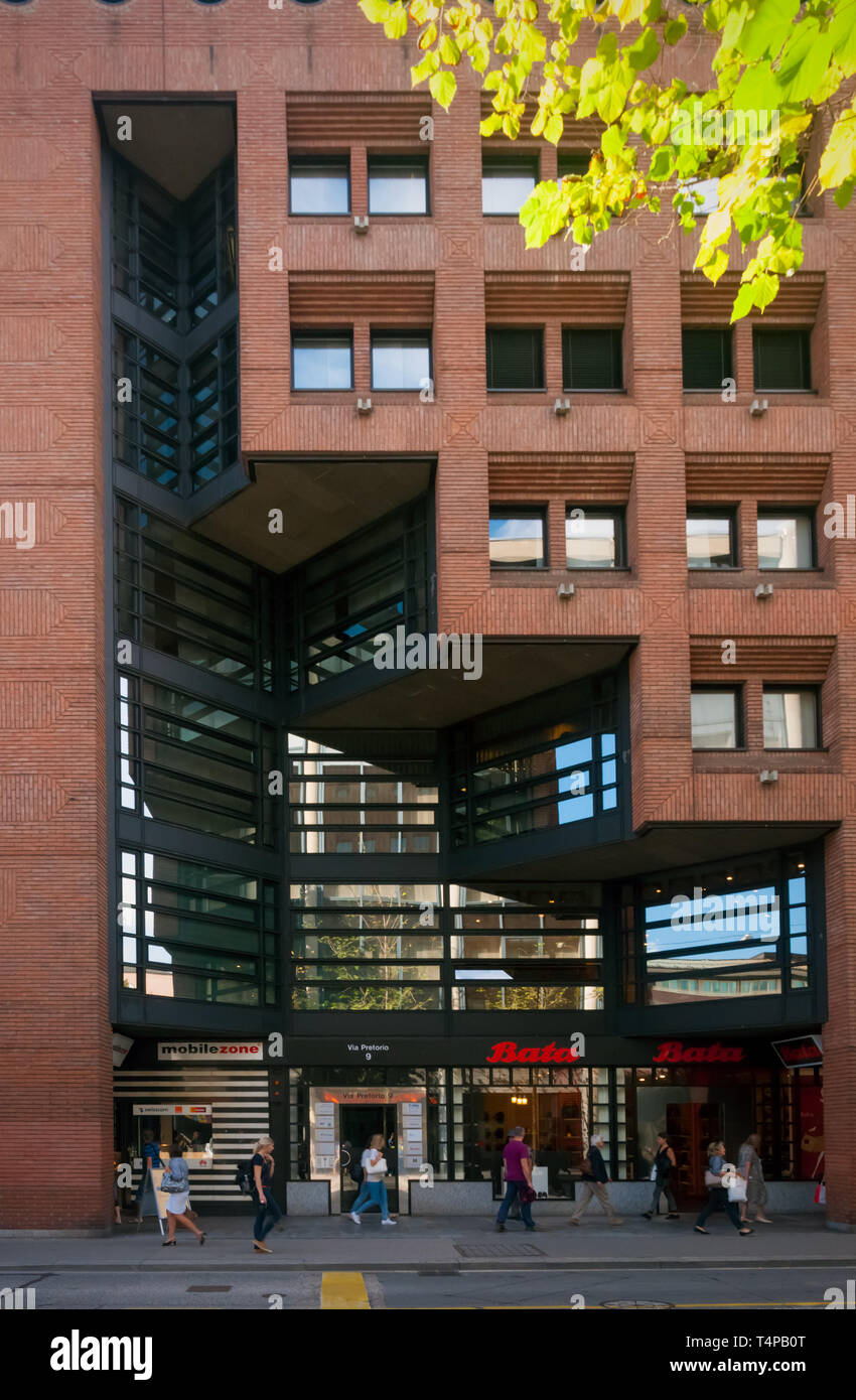 Building designed by Mario Botta Stock Photo - Alamy