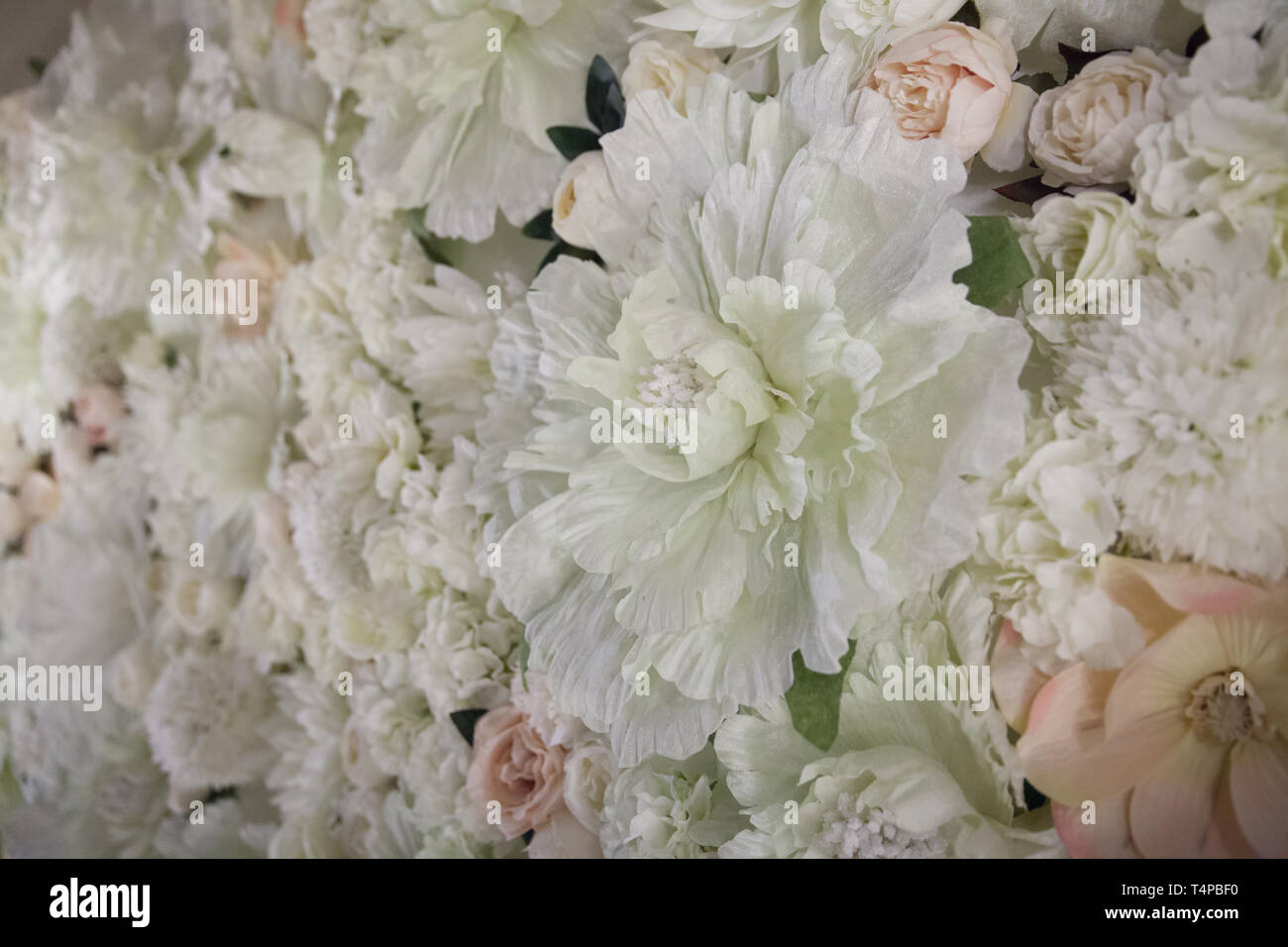 Beautiful artificial flower arrangements with vivid colors and natural ...
