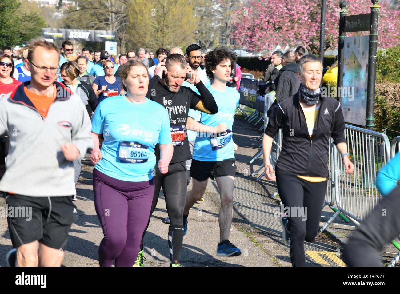 Brighton 10k running race hi-res stock photography and images - Alamy