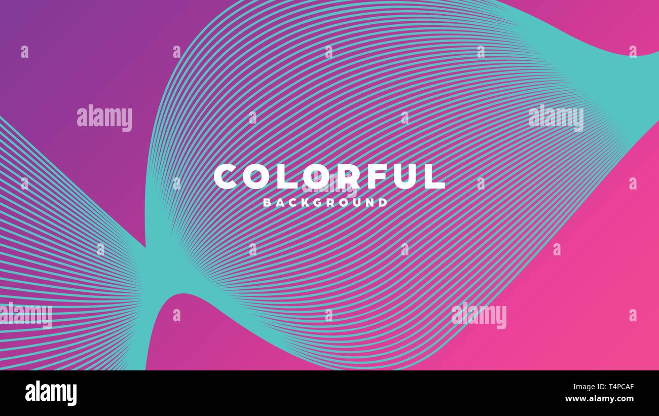 Modern minimal colorful abstract background, lines and geometric shapes ...