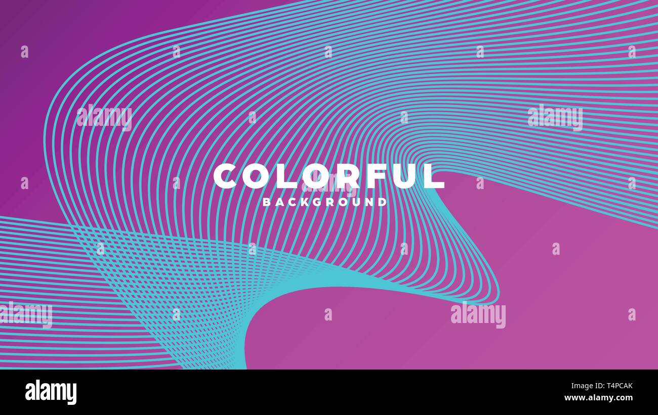 Modern minimal colorful abstract background, lines and geometric shapes ...