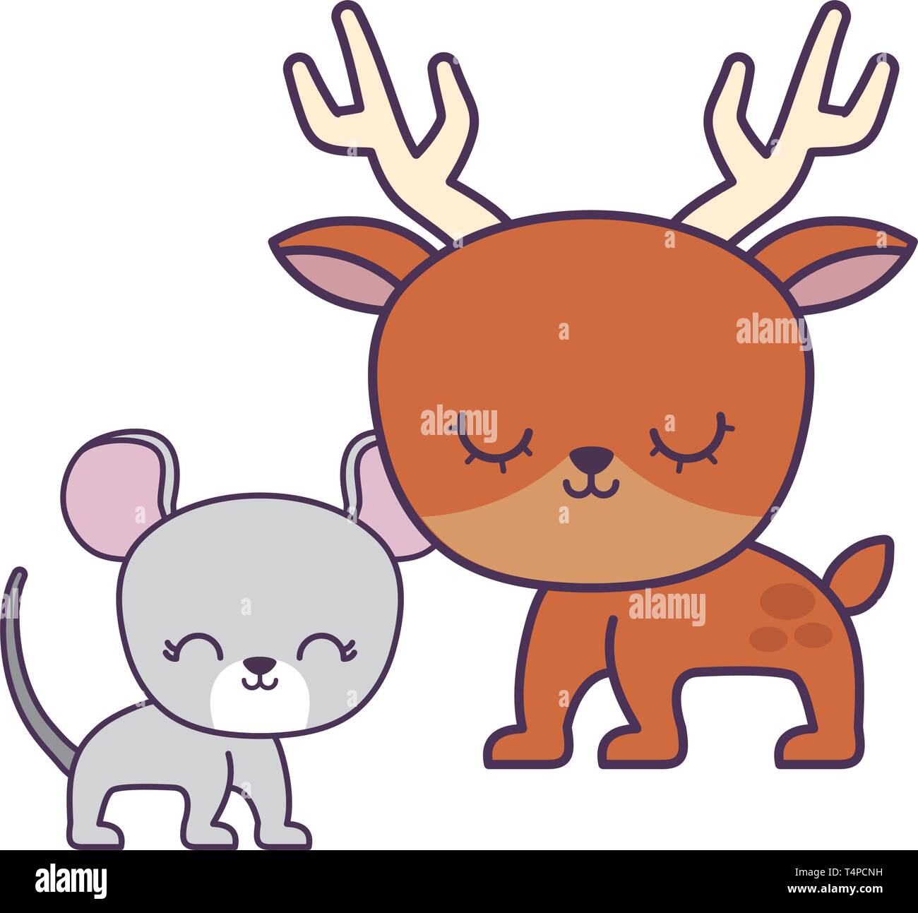 Reindeer mouse Stock Vector Images - Alamy