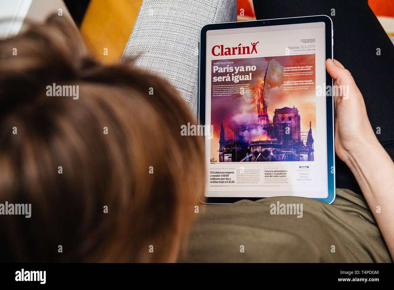 Clarin newspaper hi-res stock photography and images - Alamy