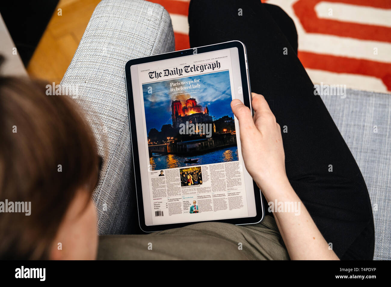 The telegraph newspaper cover hi-res stock photography and images - Alamy