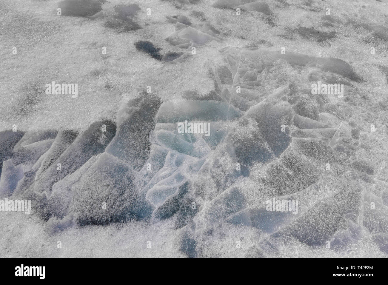 Melting ice lake texture hi-res stock photography and images - Alamy