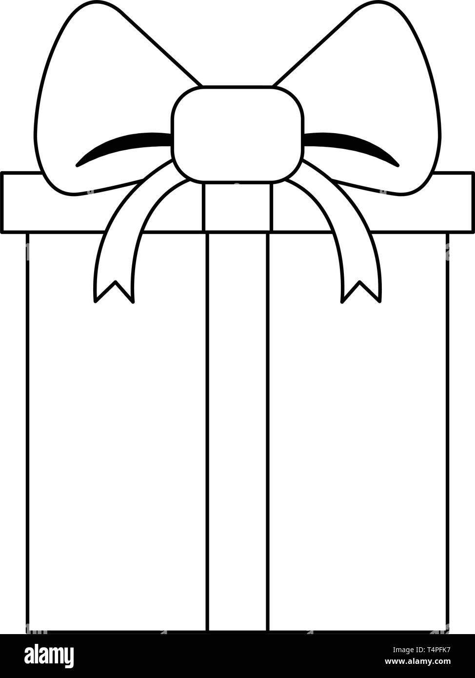 Red wrapped gift Black and White Stock Photos & Images - Alamy