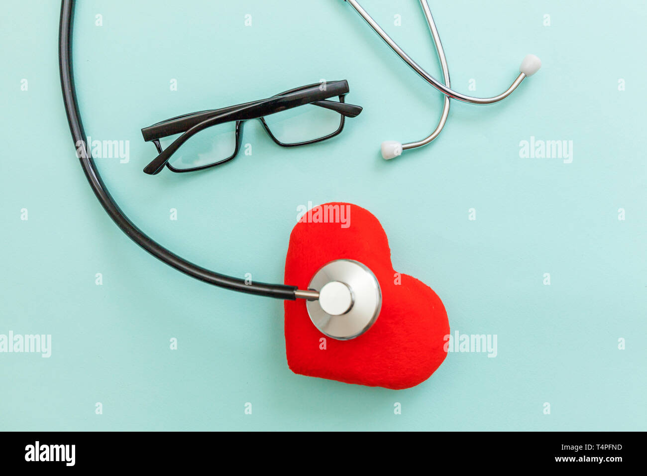 Simply minimal design medicine equipment stethoscope or phonendoscope ...