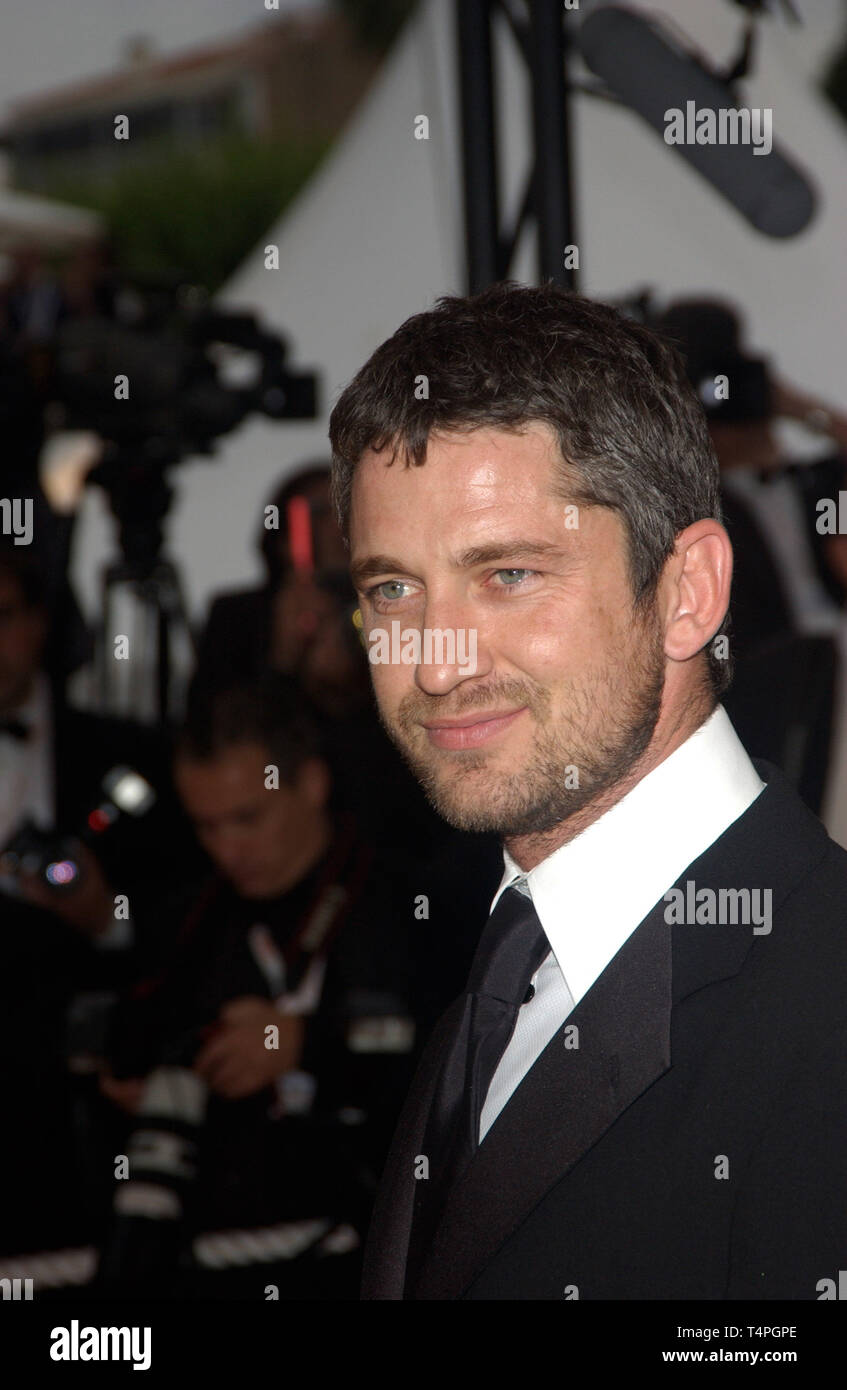 CANNES, FRANCE. May 22, 2004: GERARD BUTLER at the awards gala for the ...