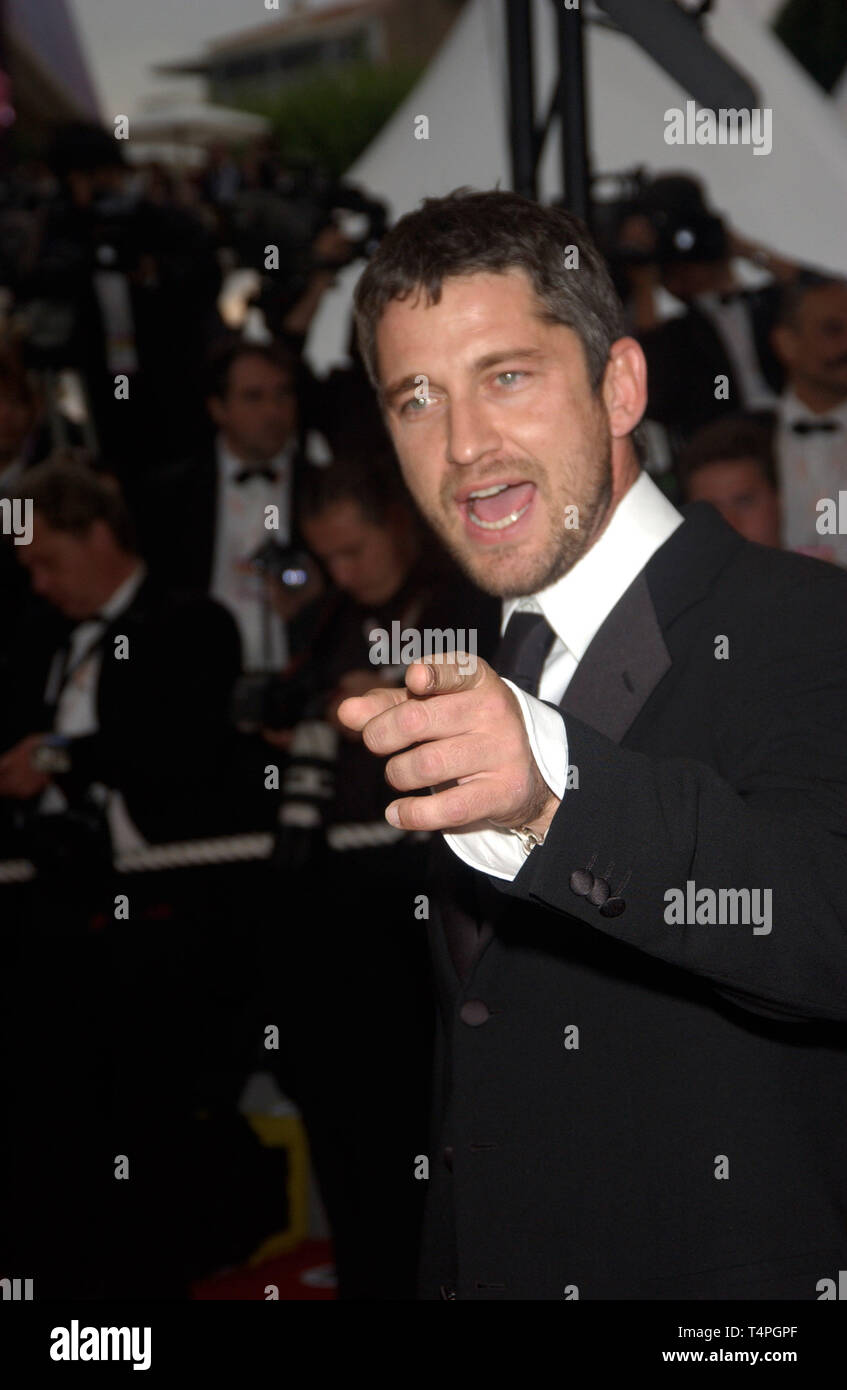 CANNES, FRANCE. May 22, 2004: GERARD BUTLER at the awards gala for the ...