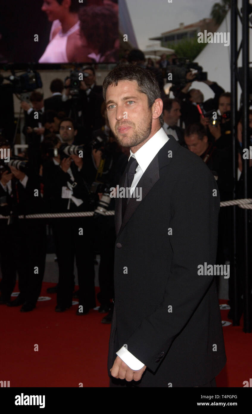 CANNES, FRANCE. May 22, 2004: GERARD BUTLER at the awards gala for the ...