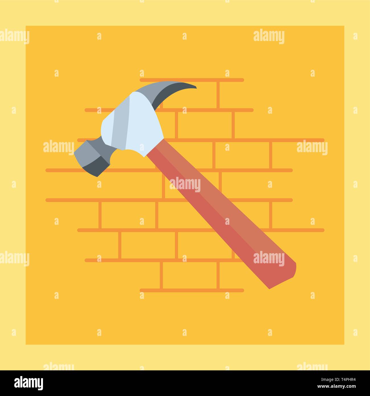 Diy brick wall Stock Vector Images - Alamy