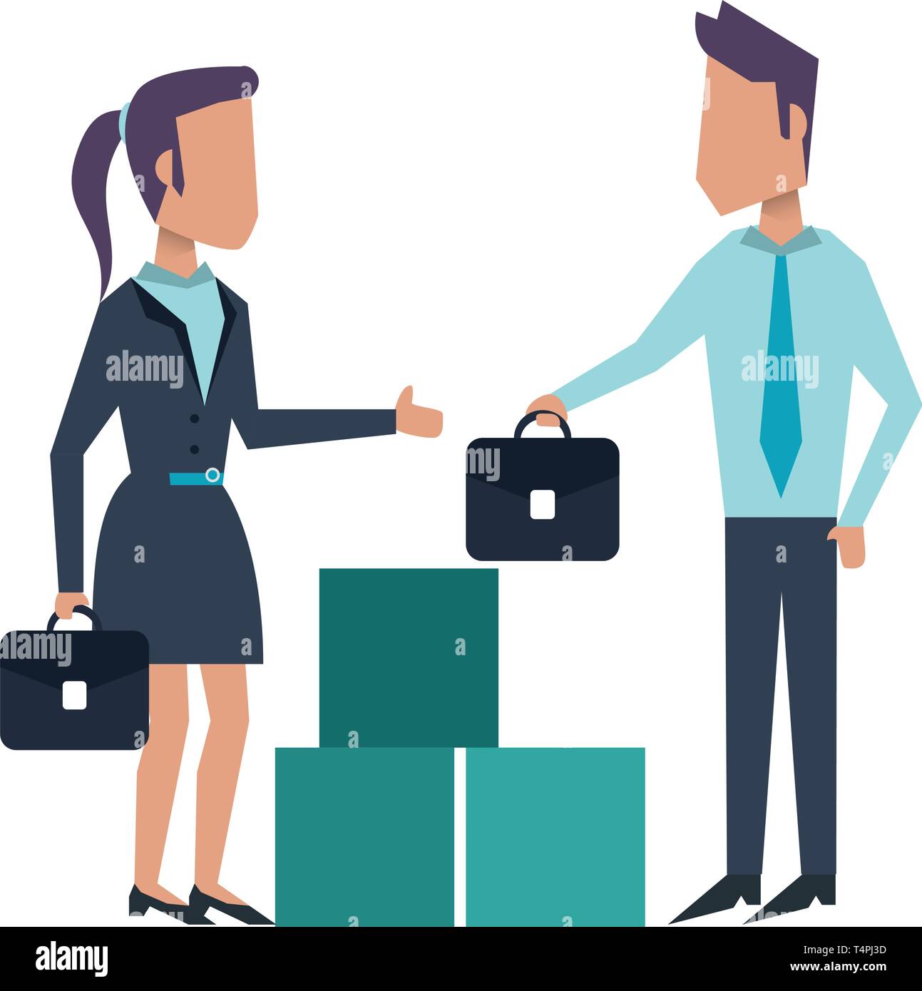 Business teamwork workers avatar Stock Vector Image & Art - Alamy