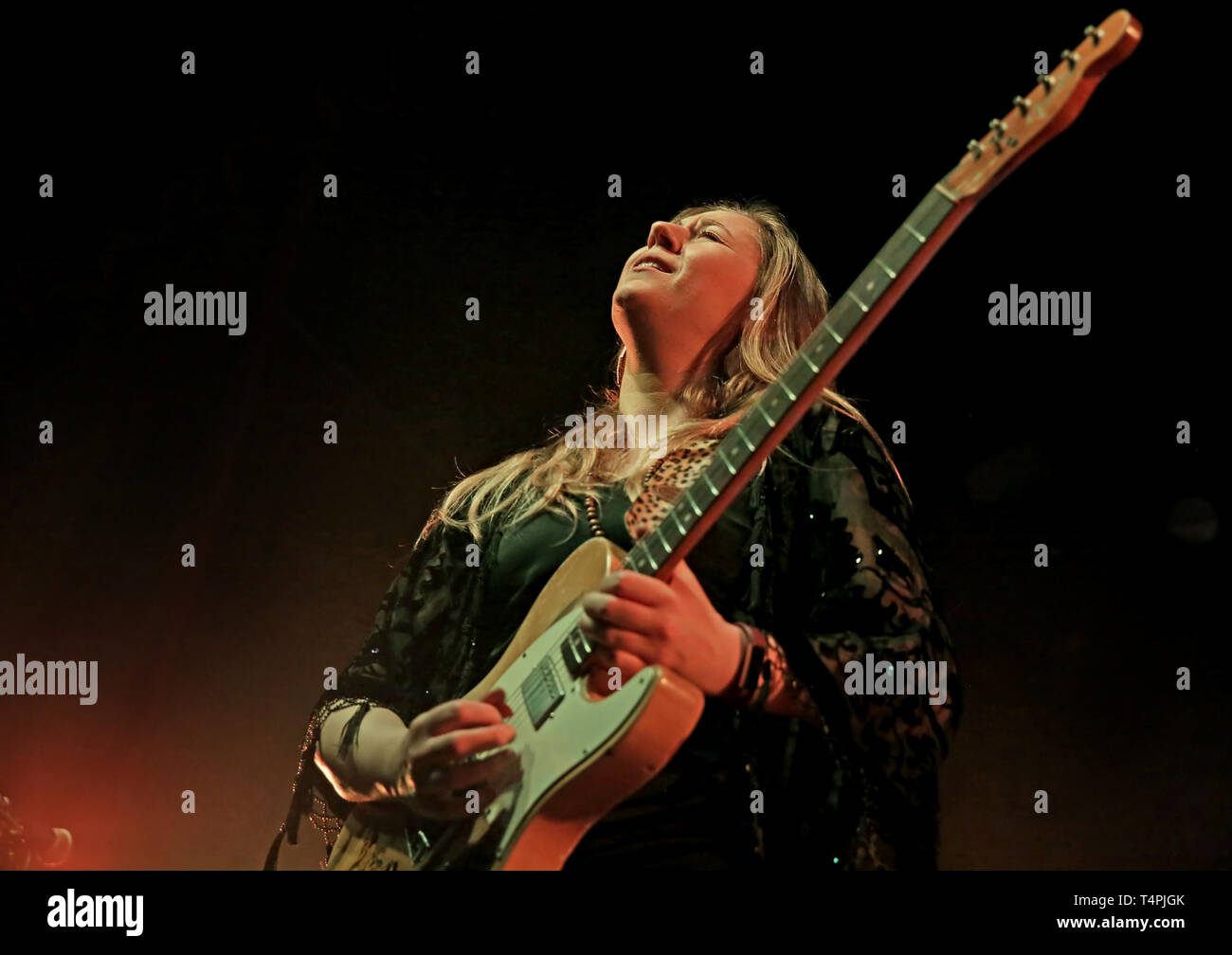 Joanne Shaw Taylor performing at Manchester O2 Ritz Featuring: Joanne ...