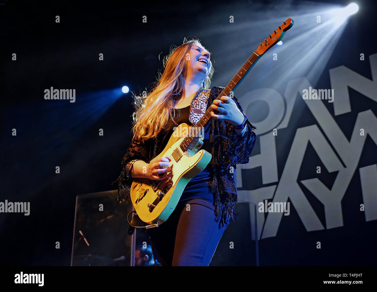 Joanne Shaw Taylor performing at Manchester O2 Ritz Featuring: Joanne ...