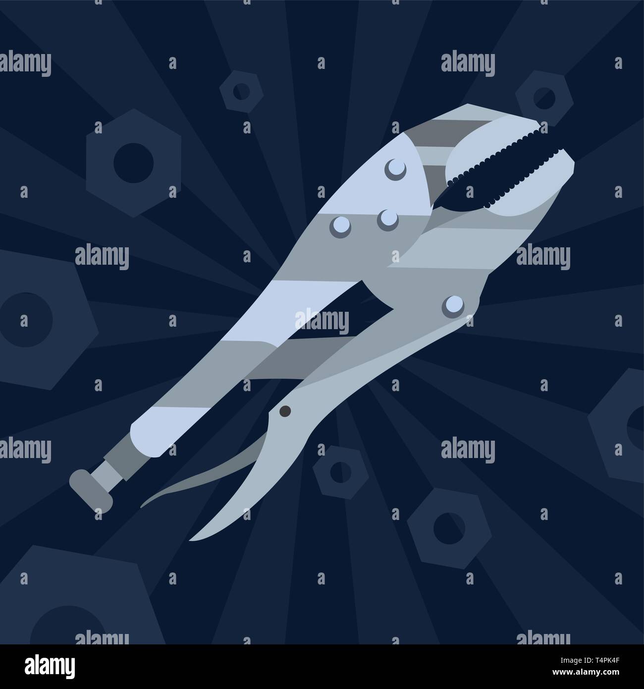 adjustable spanner tool background vector illustration design Stock ...