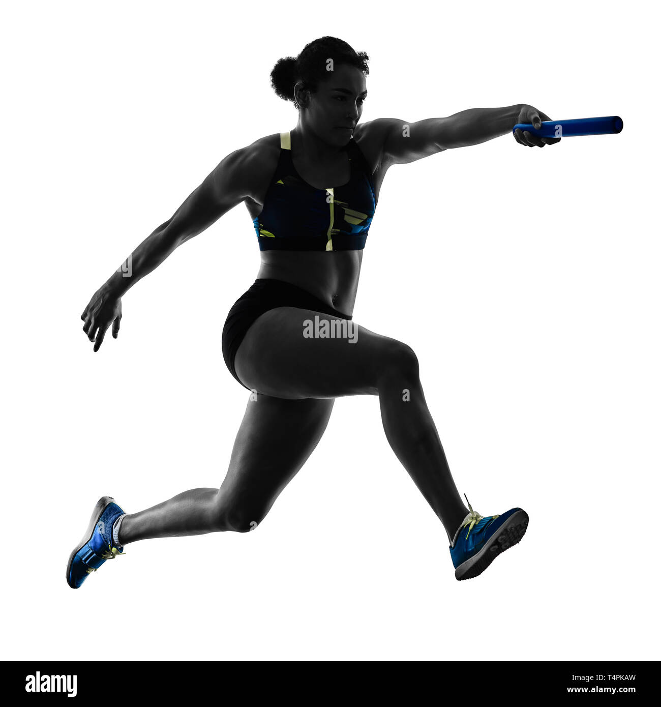 African woman runner relay hi-res stock photography and images - Alamy