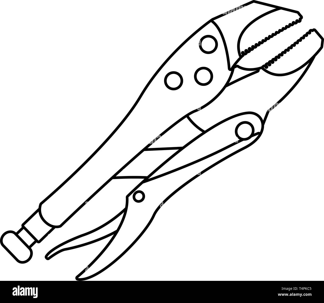 adjustable spanner tool vector illustration design image Stock Vector ...