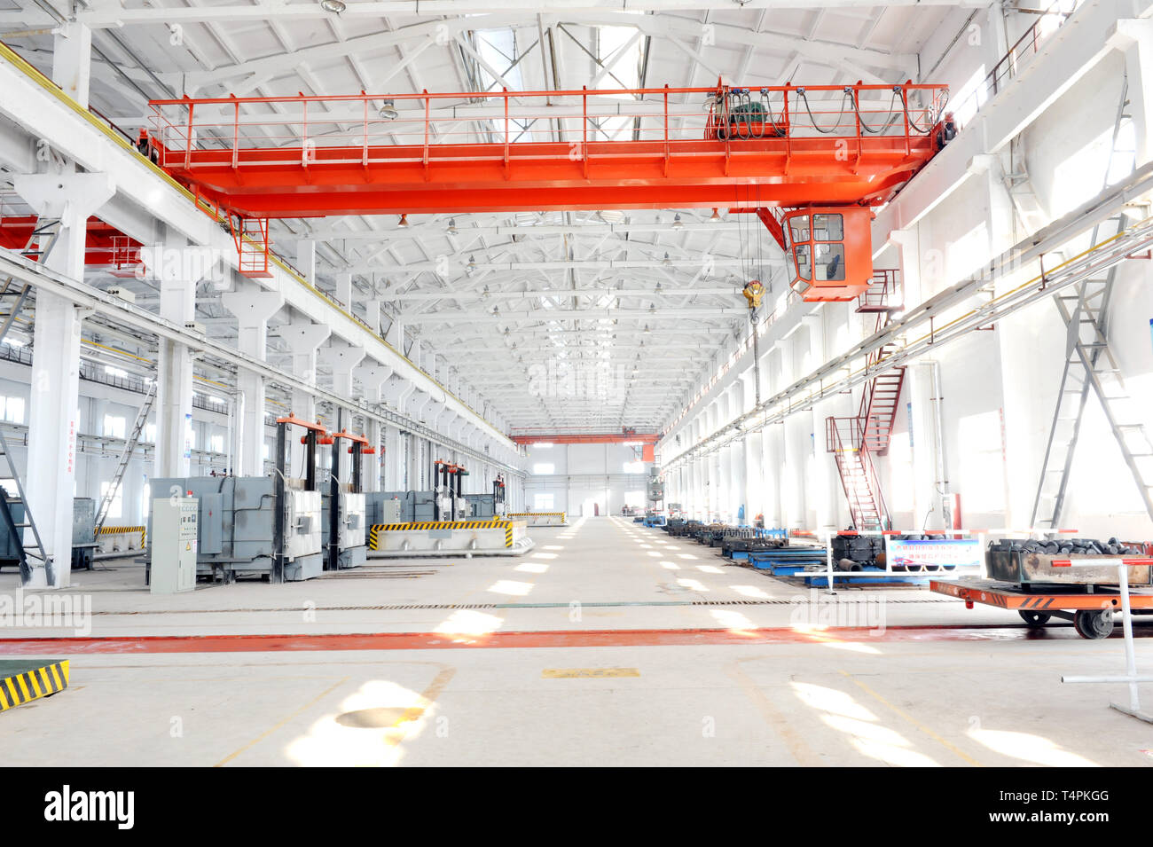 Internal factory buildings Stock Photo - Alamy