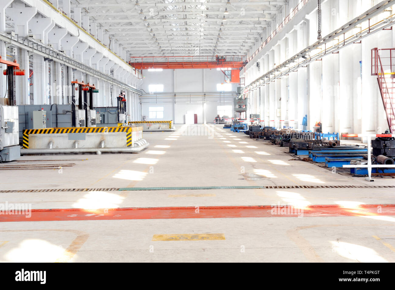 Internal factory buildings Stock Photo - Alamy