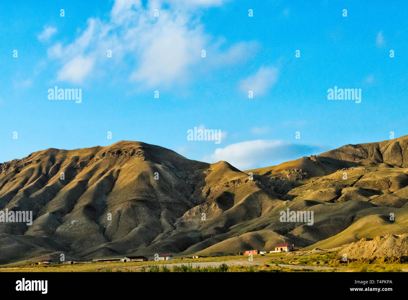 Village in the Greater Caucasus, Ismailli region, Azerbaijan Stock ...
