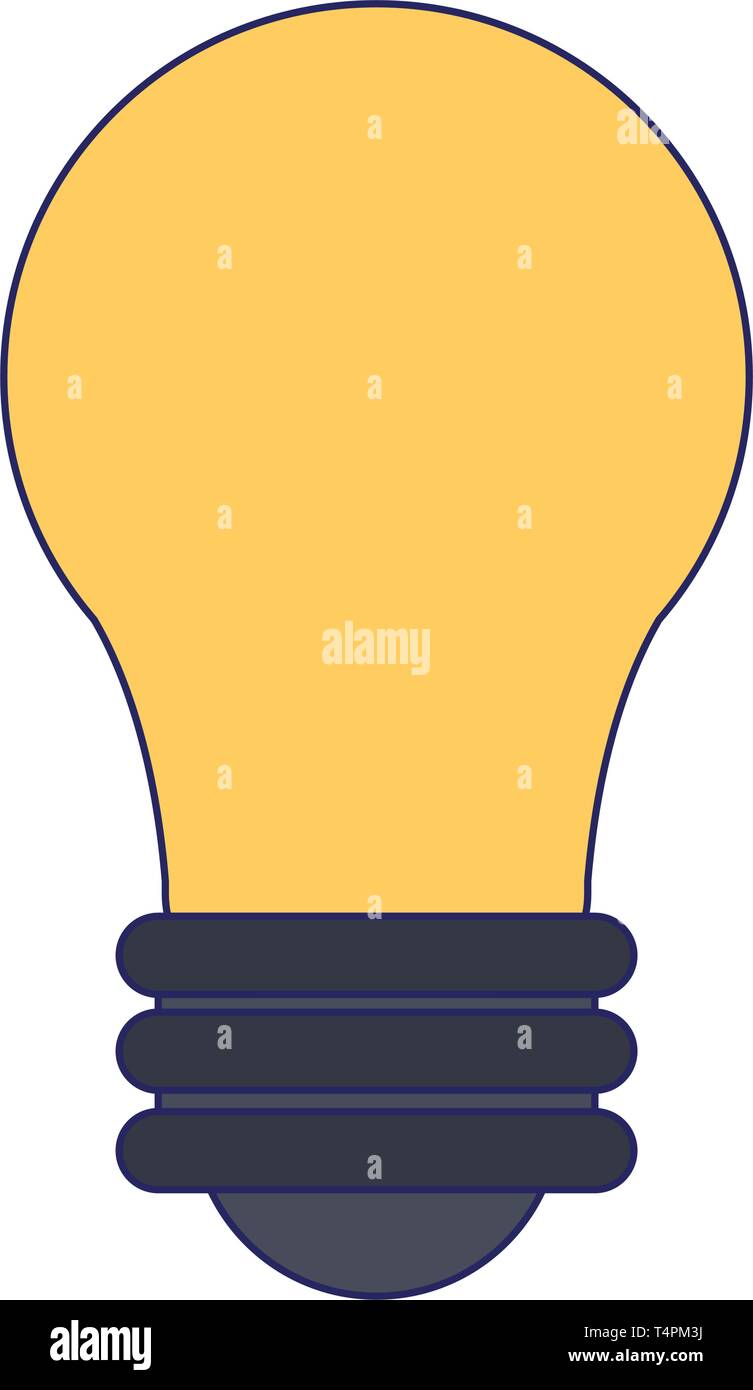 Bulb light energy symbol blue lines Stock Vector Image & Art - Alamy