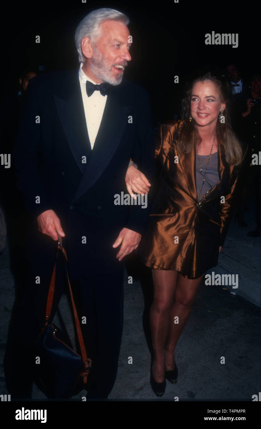 Los Angeles, California, USA 21st March 1994 Actor Donald Sutherland ...