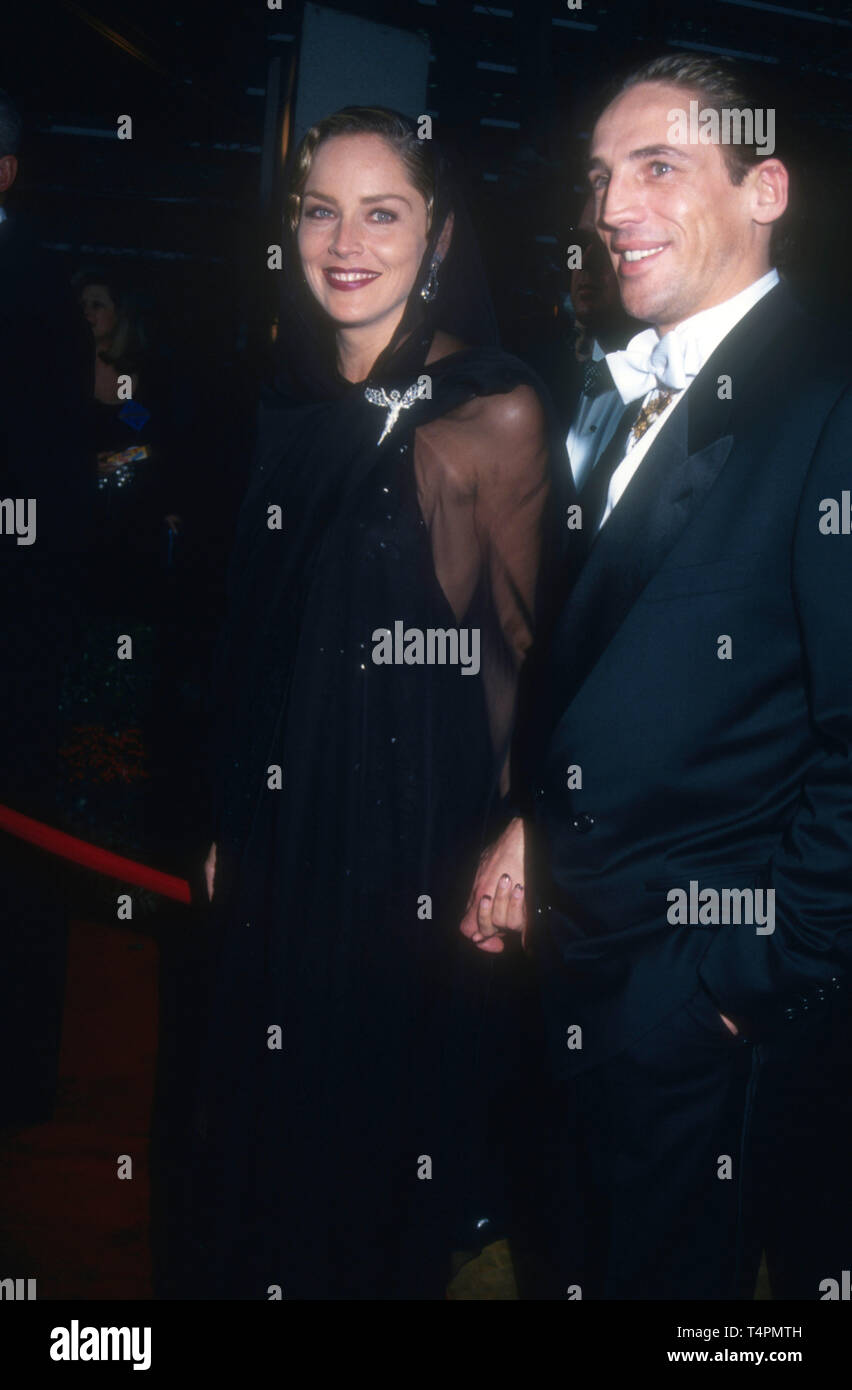 Los Angeles, California, USA 21st March 1994 Actress Sharon Stone and ...