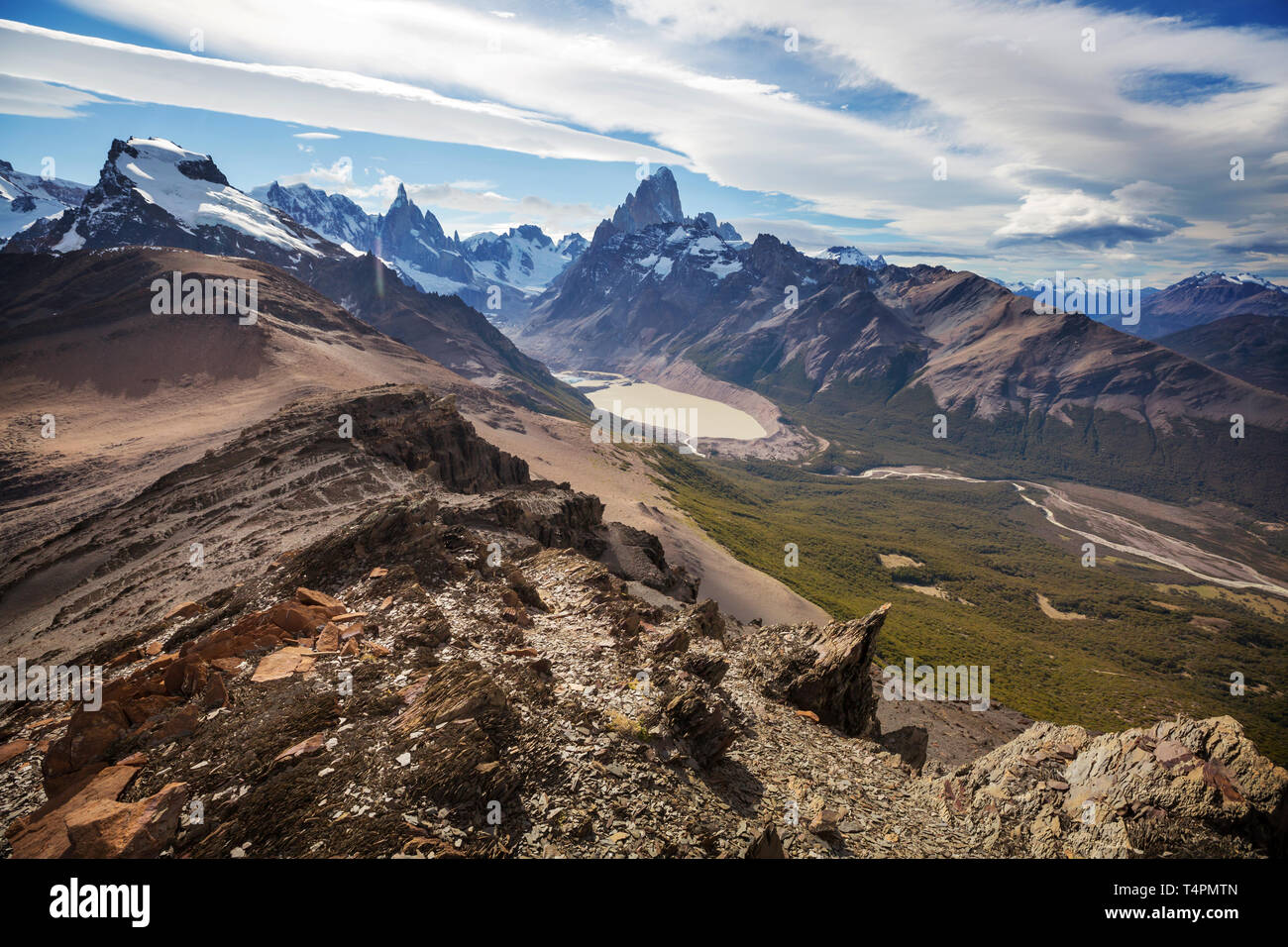 Patagonia landscapes in Southern Argentina Stock Photo - Alamy