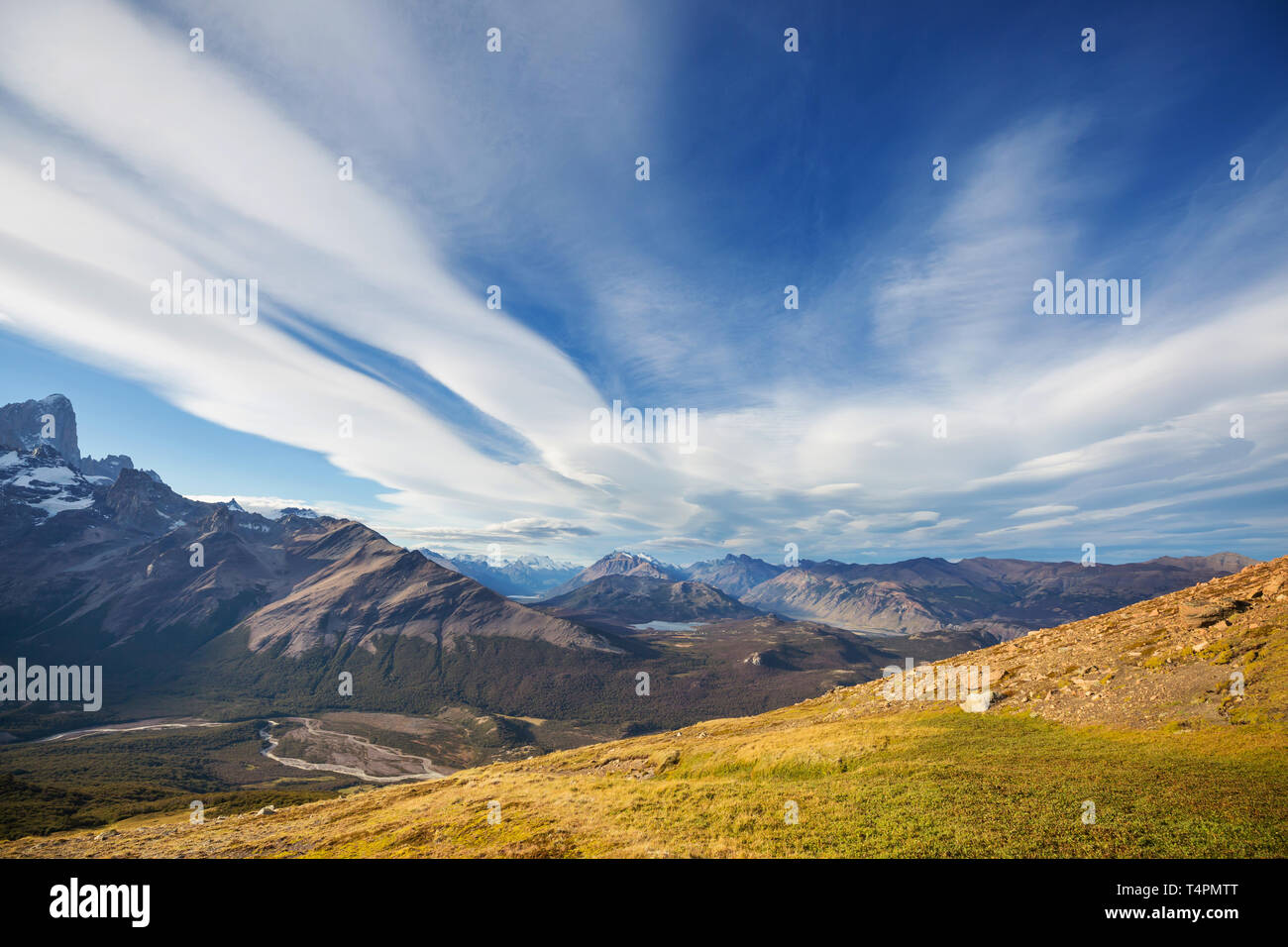 Patagonia landscapes in Southern Argentina Stock Photo - Alamy