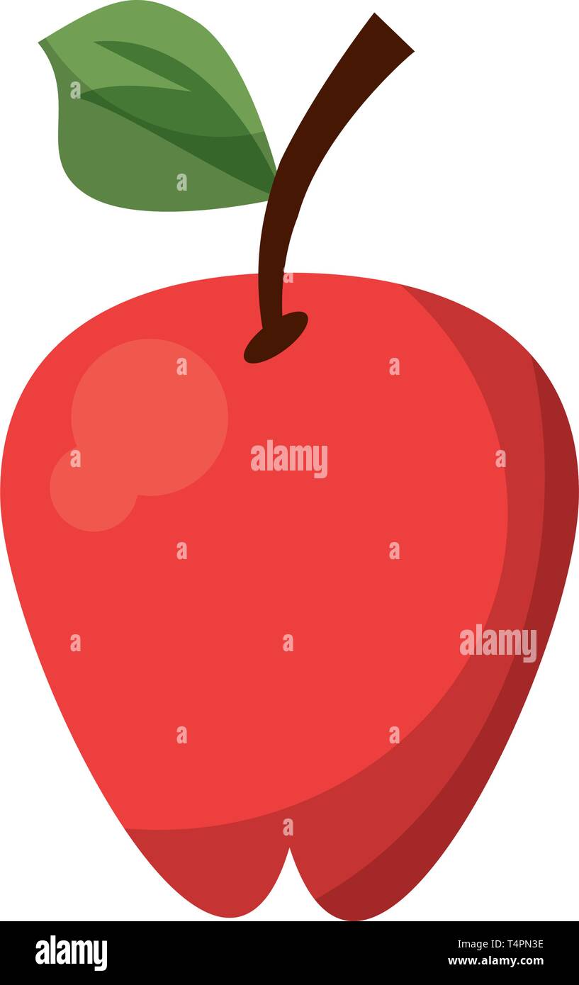 Apple fruit food cartoon Stock Vector Image & Art - Alamy