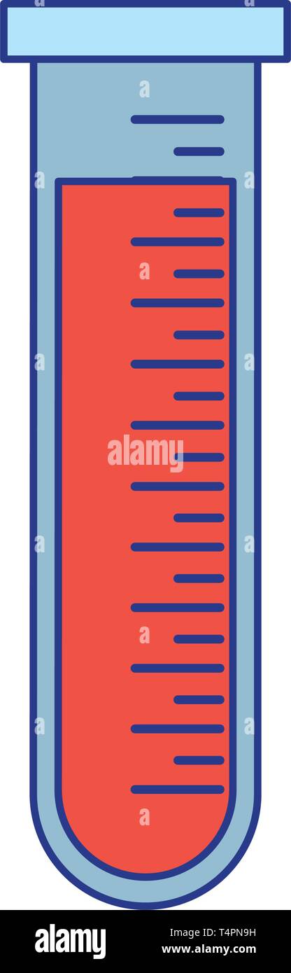 Chemistry flask symbol isolated blue lines Stock Vector Image & Art - Alamy