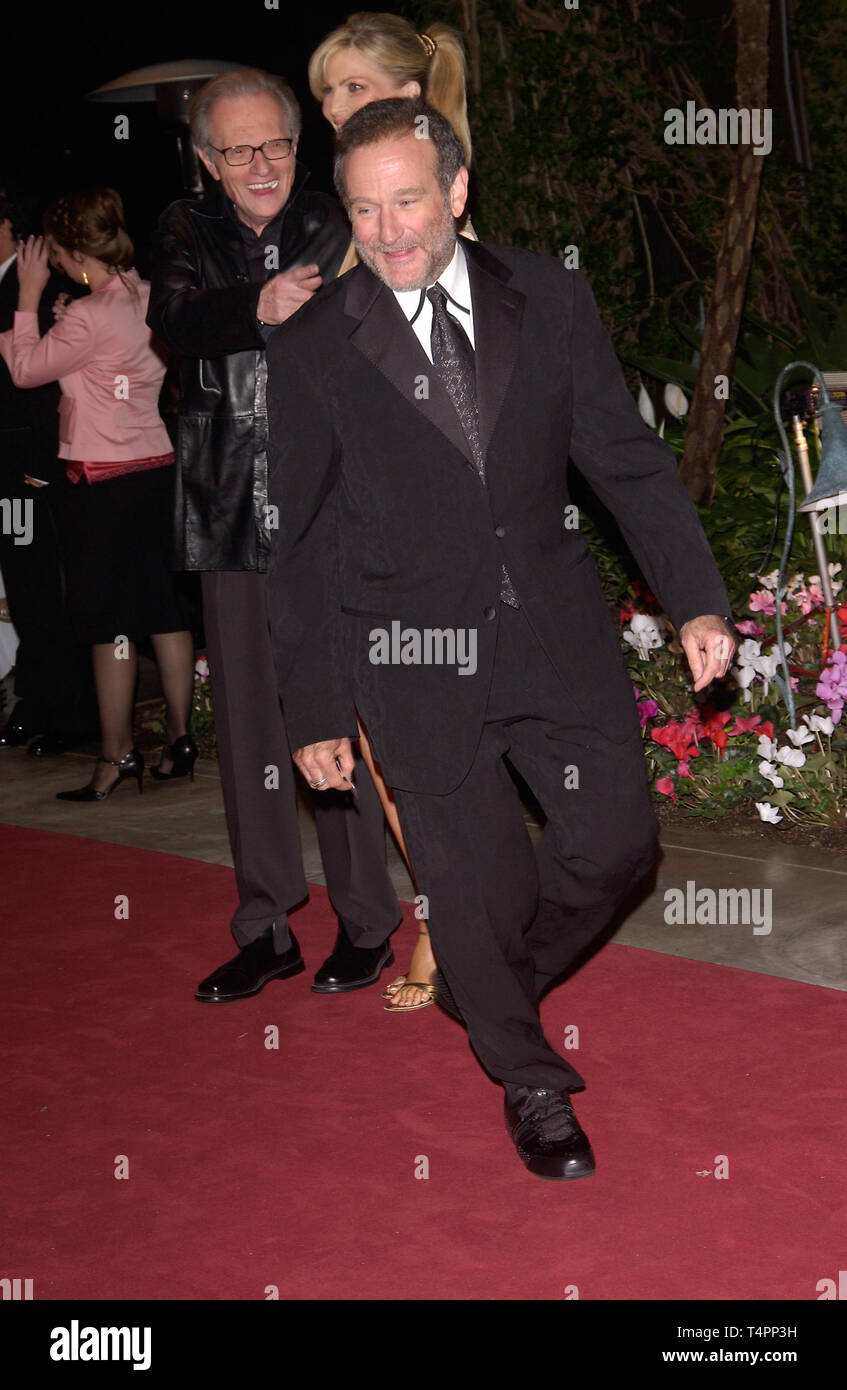 LOS ANGELES, CA. February 12, 2005: ROBIN WILLIAMS at record mogul ...