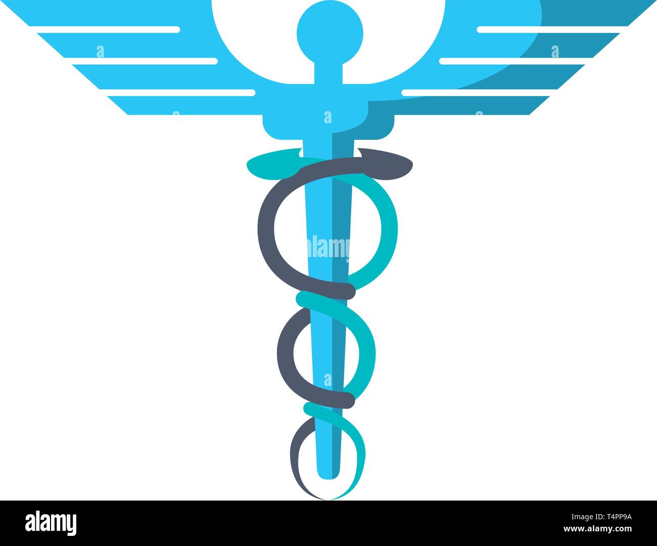 Caduceus medical symbol with wings and sword Stock Vector Image & Art ...