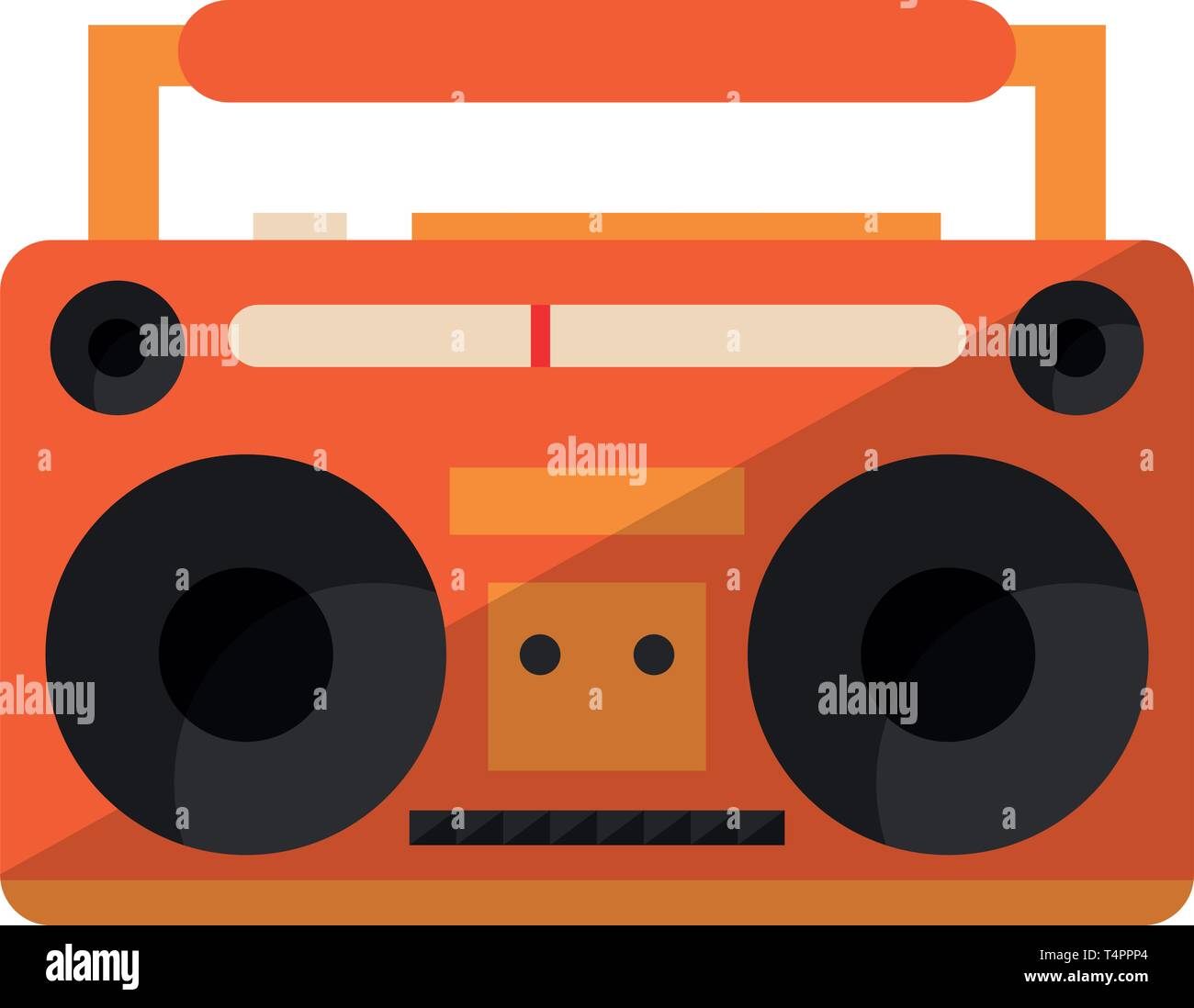 Retro radio stereo device Stock Vector Image & Art - Alamy