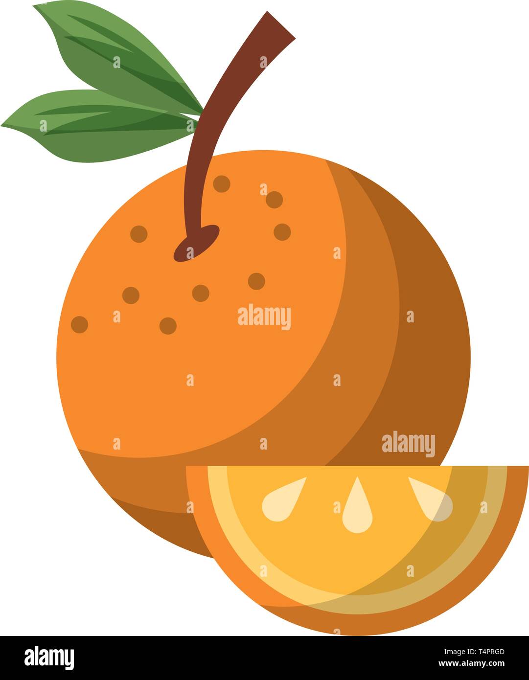 Orange citric fruit cartoon Stock Vector Image & Art - Alamy