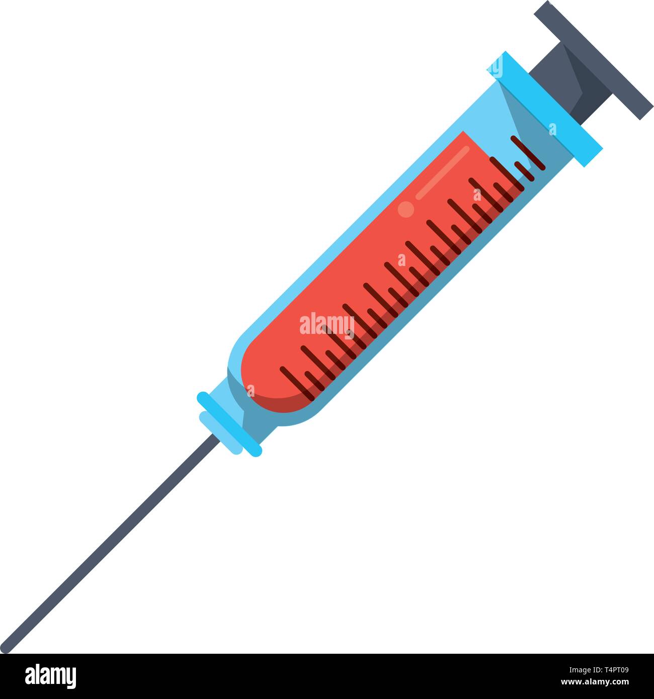 Medical blood syringe isolated Stock Vector Image & Art - Alamy