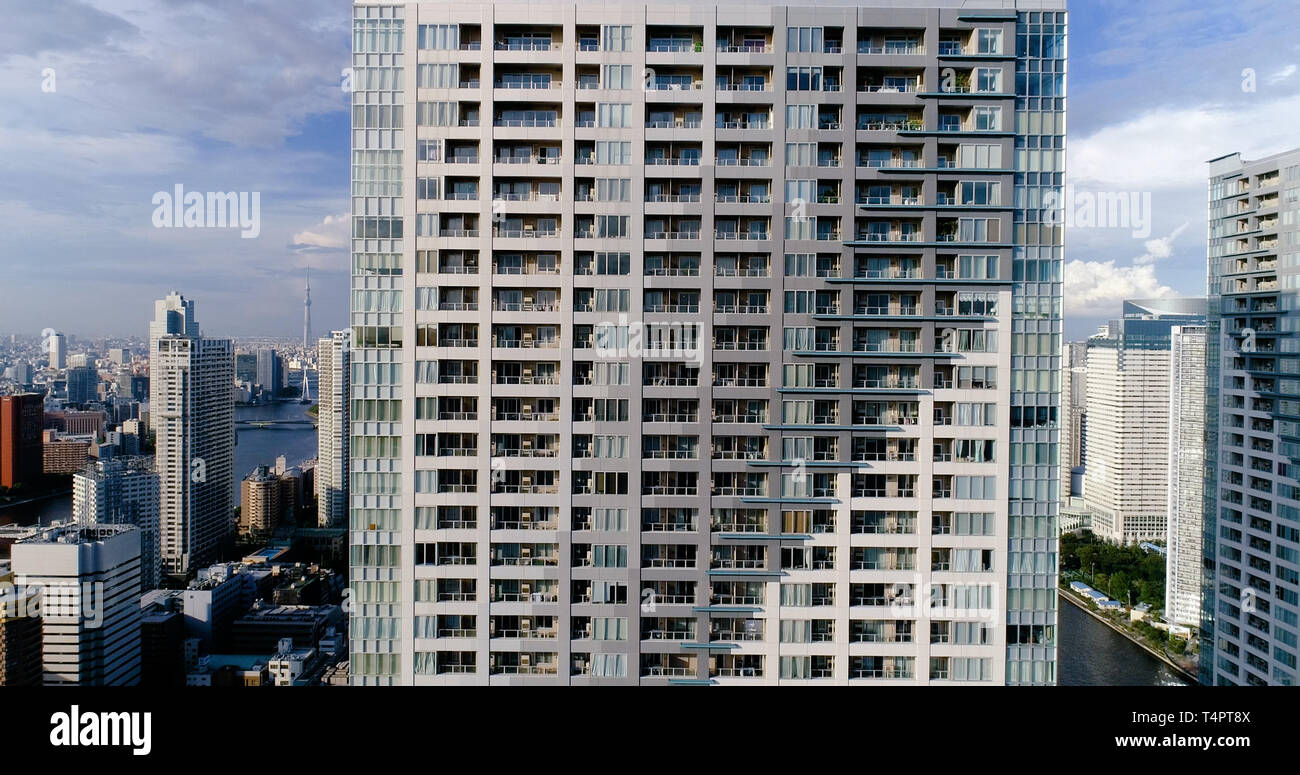 tokyo building in aerial view Stock Photo - Alamy