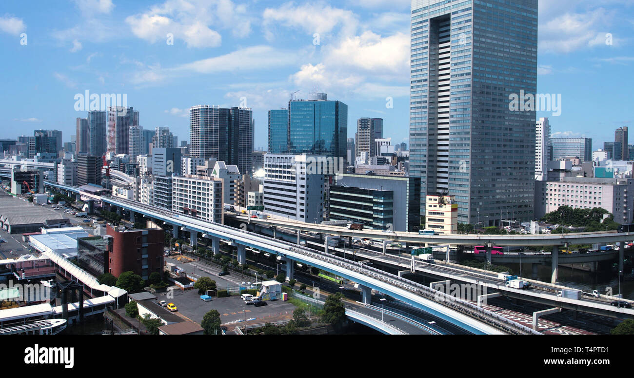 tokyo building in aerial view Stock Photo - Alamy