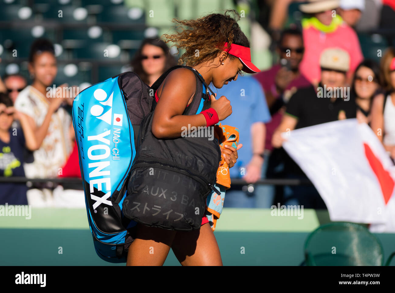 MIAMI, UNITED STATES OF AMERICA - MARCH 21 : Naomi Osaka of Japan at ...