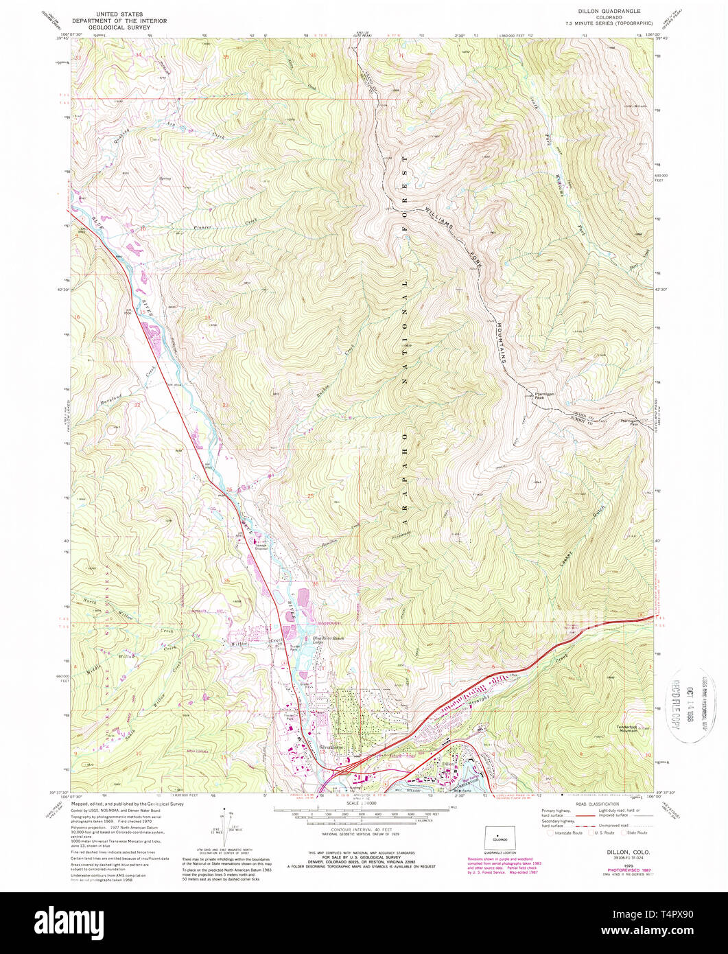 Map of dillon Cut Out Stock Images & Pictures - Alamy