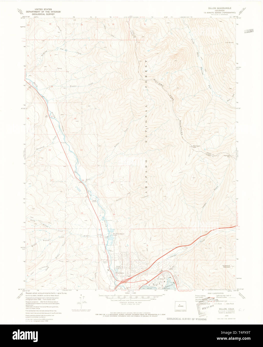 Map of dillon Cut Out Stock Images & Pictures - Alamy