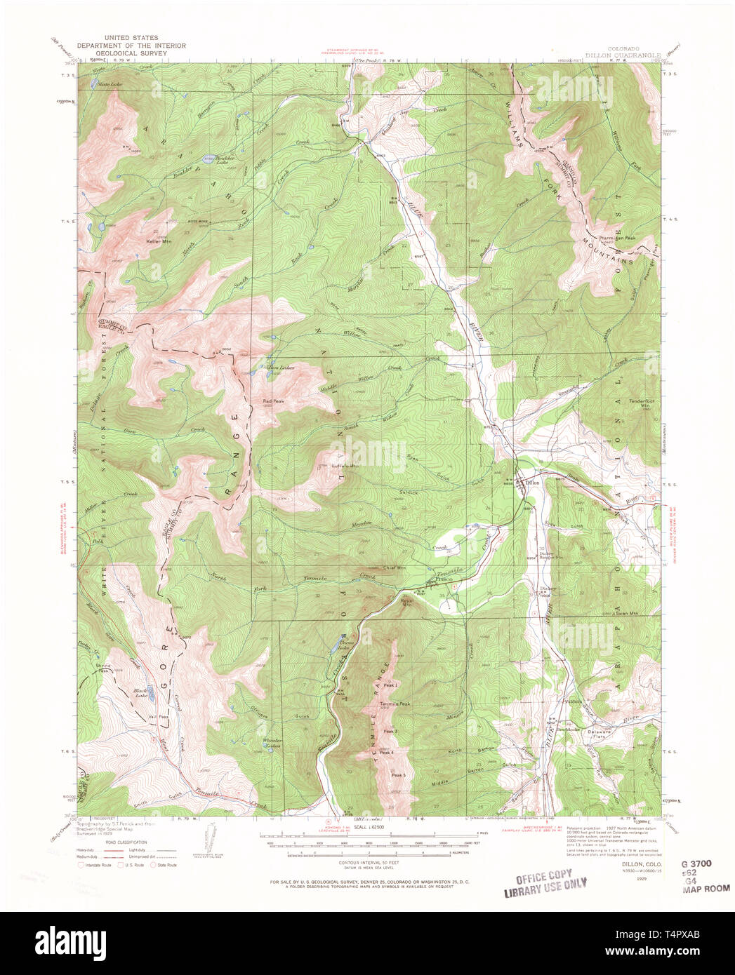 Map of dillon hi-res stock photography and images - Alamy