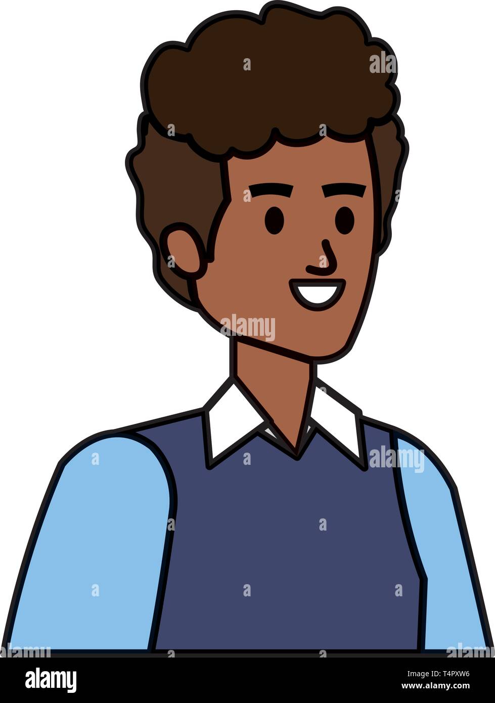 young black man avatar character Stock Vector Image & Art - Alamy