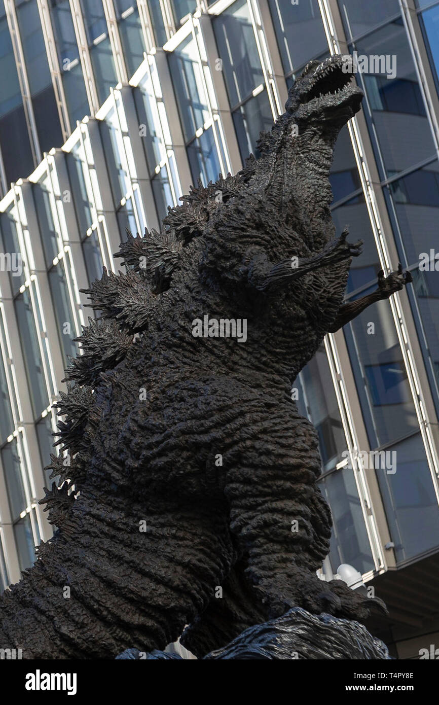 Giant Statue Of Godzilla High Resolution Stock Photography and Images ...