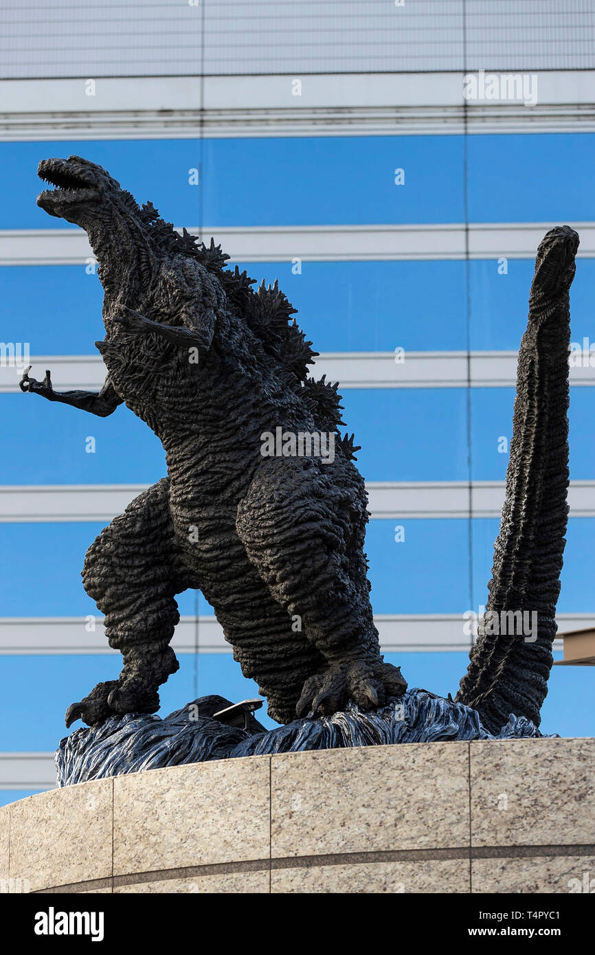 Giant Statue Of Godzilla High Resolution Stock Photography and Images ...