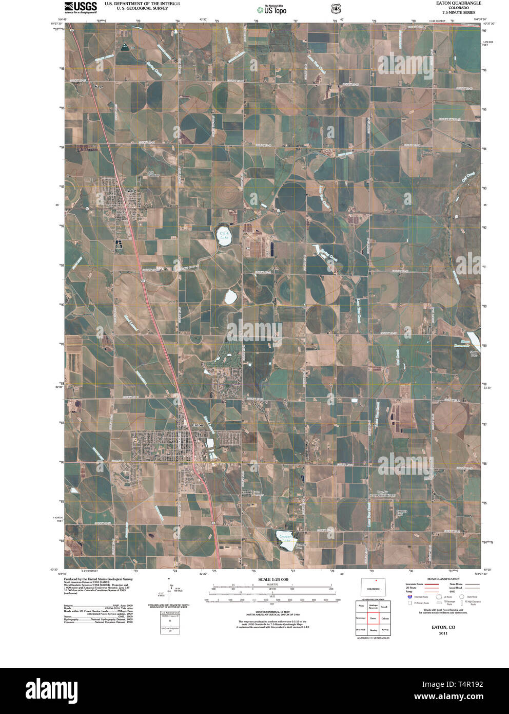 Map of eaton hi-res stock photography and images - Alamy