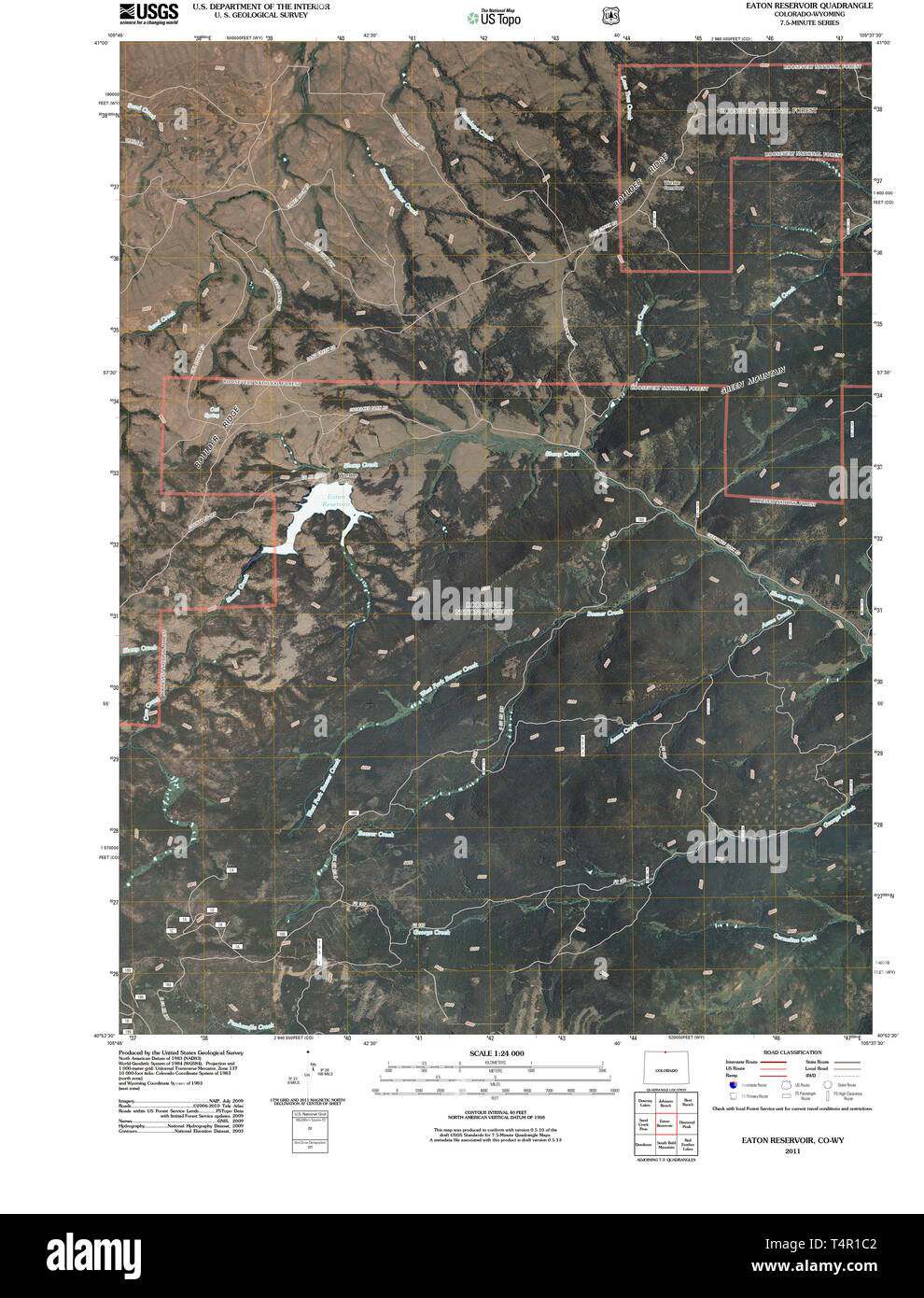 Map of eaton hi-res stock photography and images - Alamy